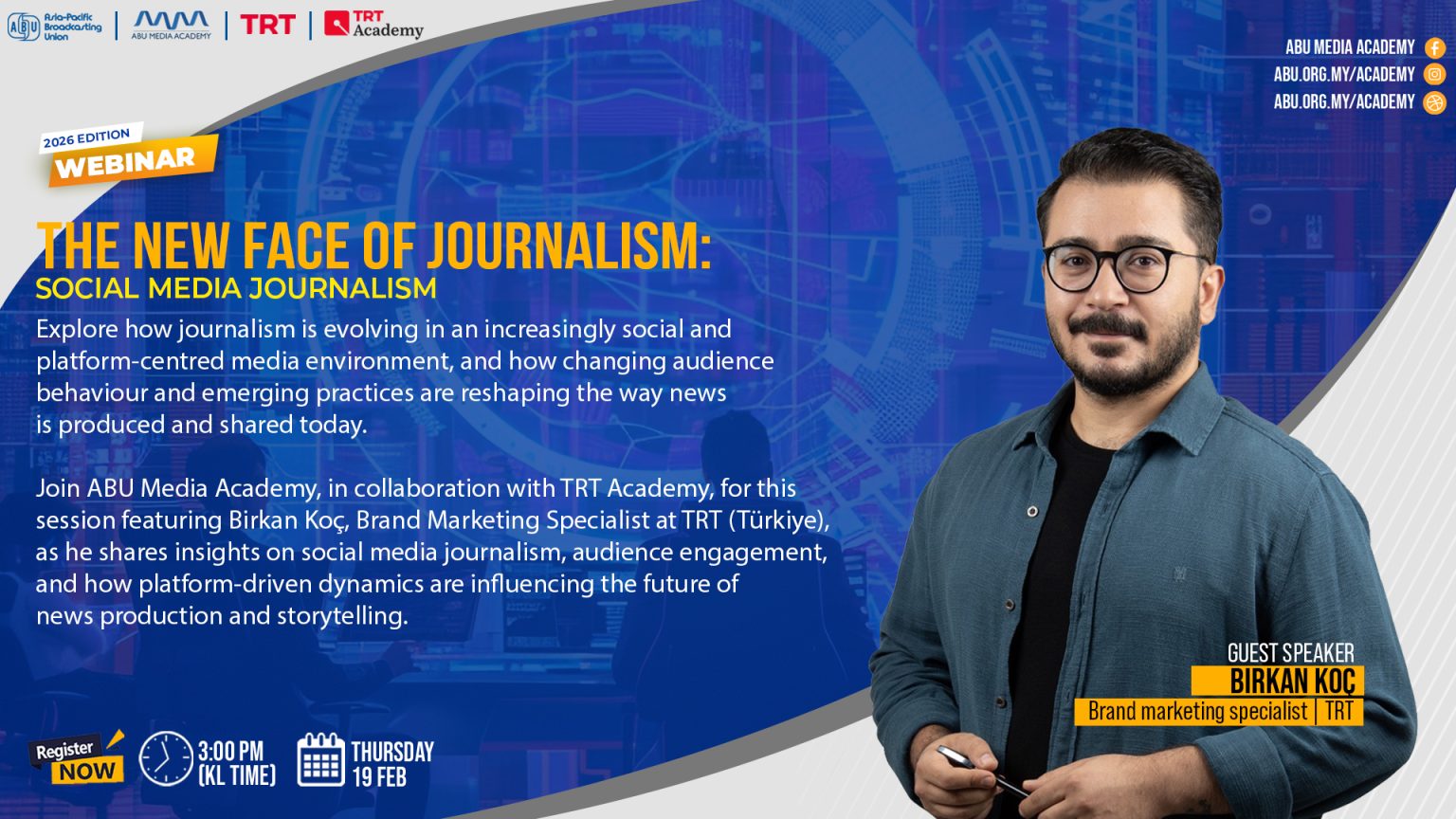 ABU Events - The New Face of Journalism – Social Media Journalism
